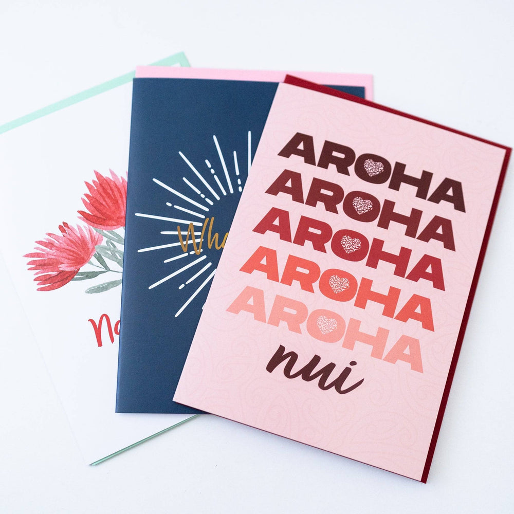 Smudge proof Māori Language Greeting Cards for special occasions