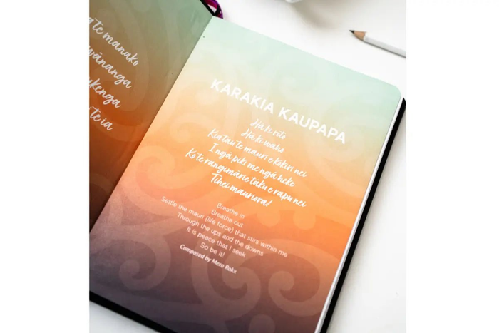 Premium Notebook: Hā ki roto | Mindfulness - Tuhi Stationery Ltd